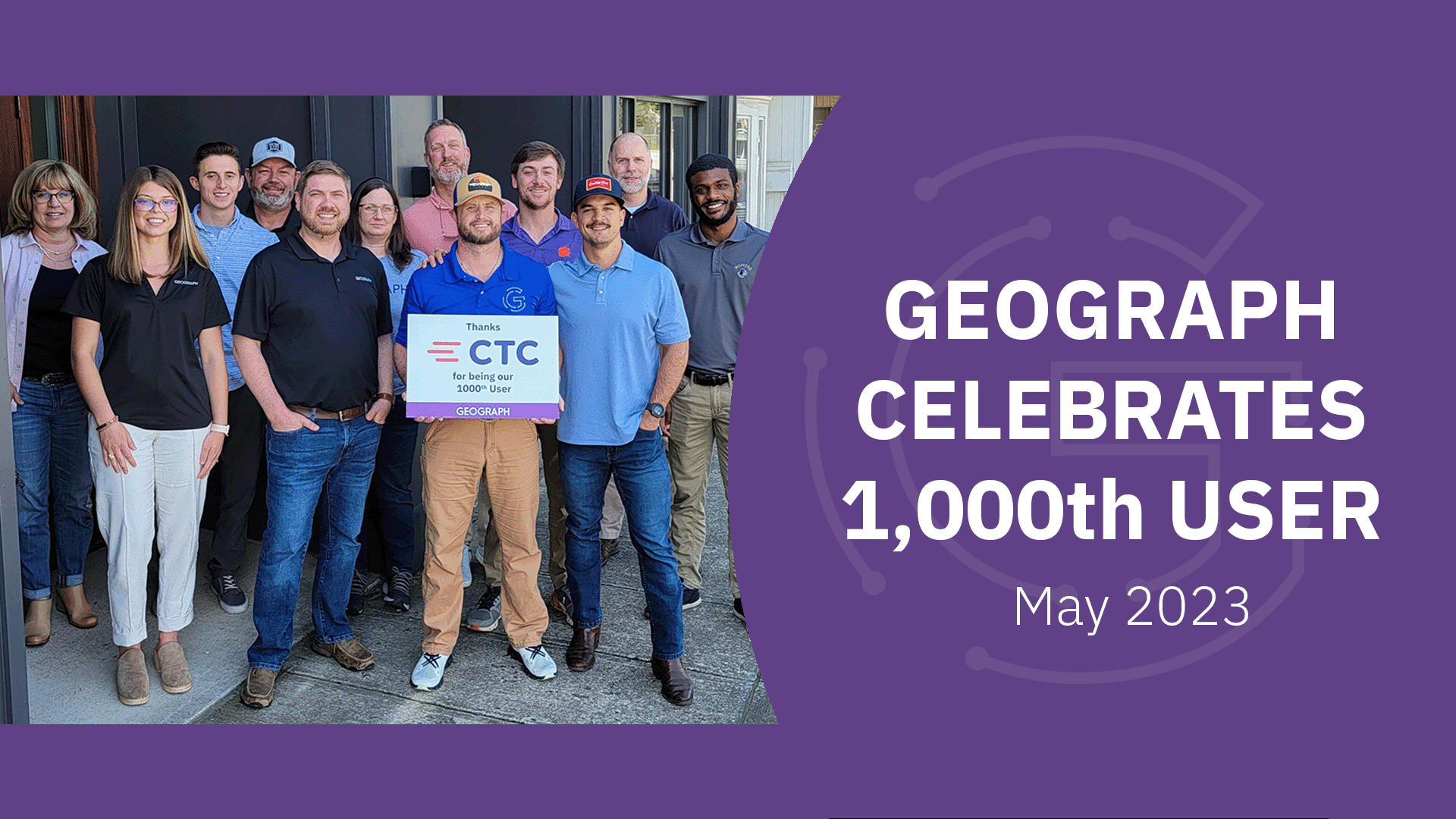 GEOGRAPH Celebrates 1,000th User | GEOGRAPH News