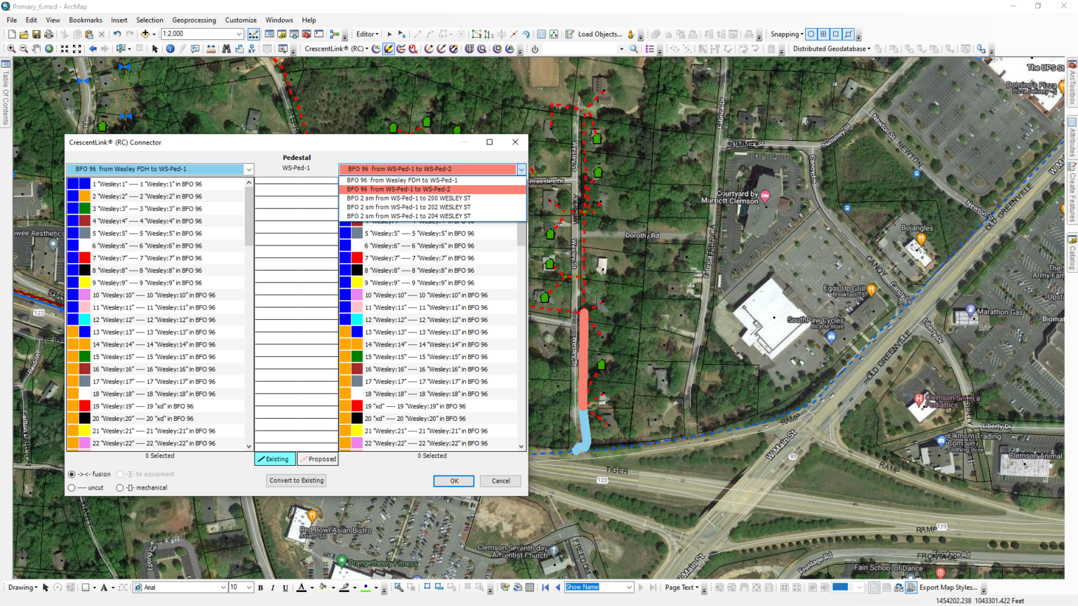 GEOGRAPH CrescentLink for ArcGIS Pro | Fiber Mapping & Management
